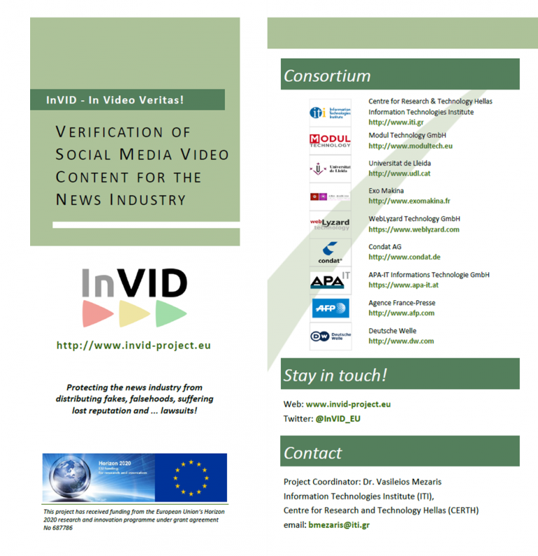 InVID Communication Kit - InVID project